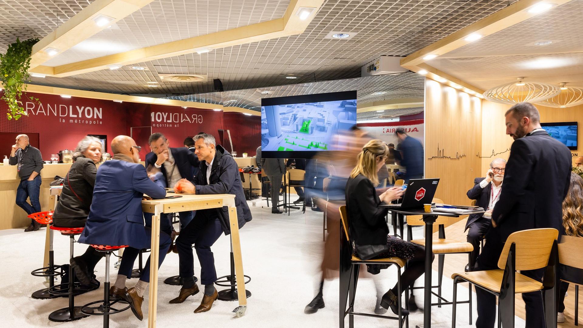 Hall Riviera of le Palais des Festivals de Cannes and its lounge ...